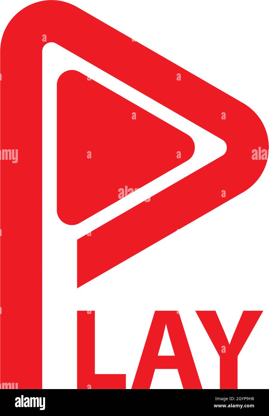 play logo Vector icon template Stock Vector Image & Art - Alamy
