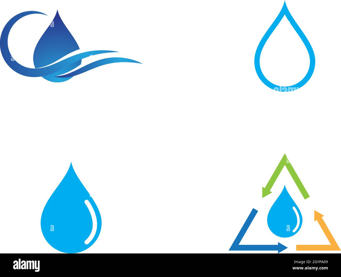water drop Logo Template vector Stock Vector Image & Art - Alamy