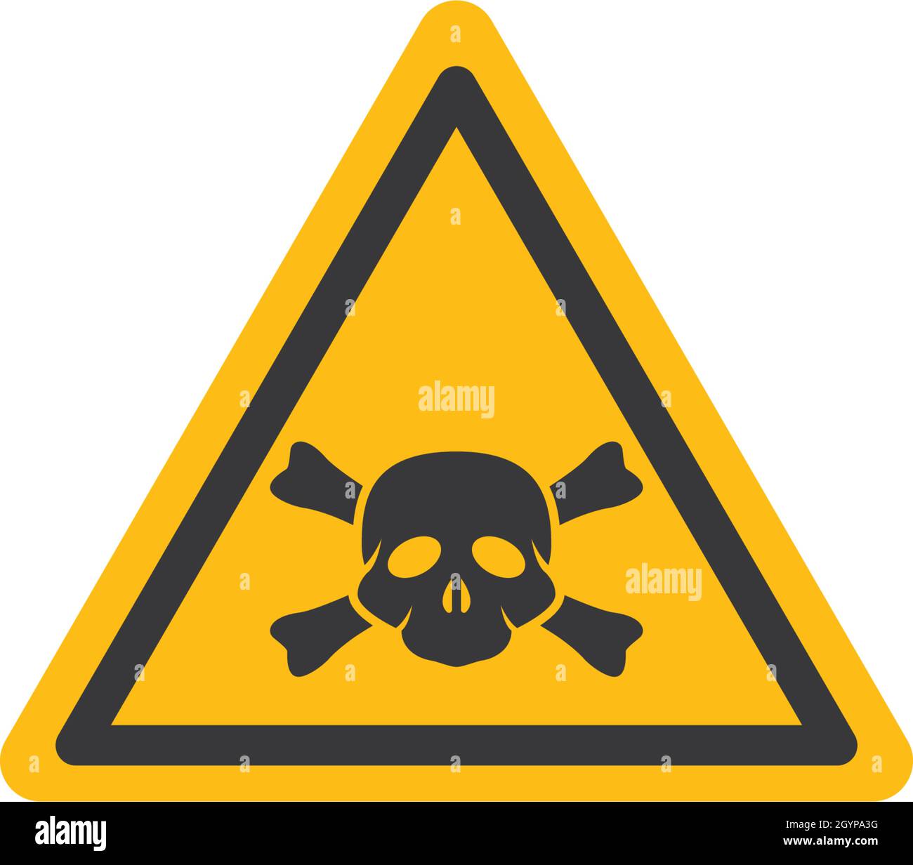Skull Danger icon vector Stock Vector Image & Art - Alamy