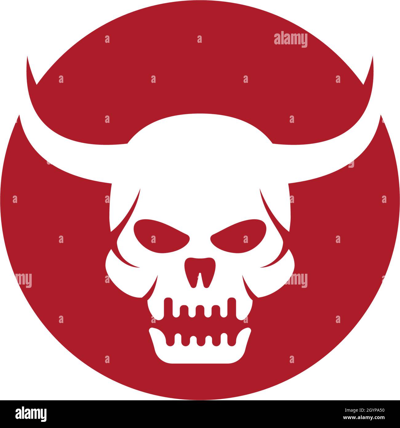 Skull Devil logo vector illustration Stock Vector Image & Art - Alamy