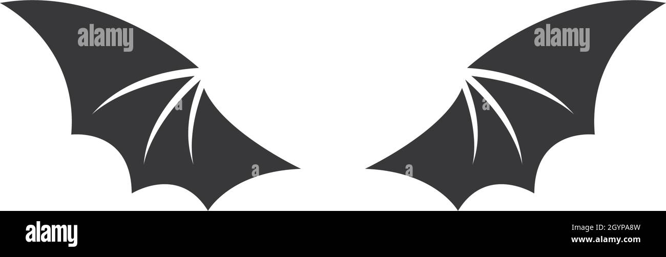 Bat wing logo vector template Stock Vector Image & Art - Alamy