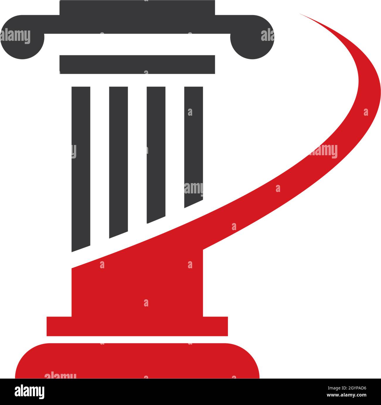 column Logo vector Template Stock Vector Image & Art - Alamy