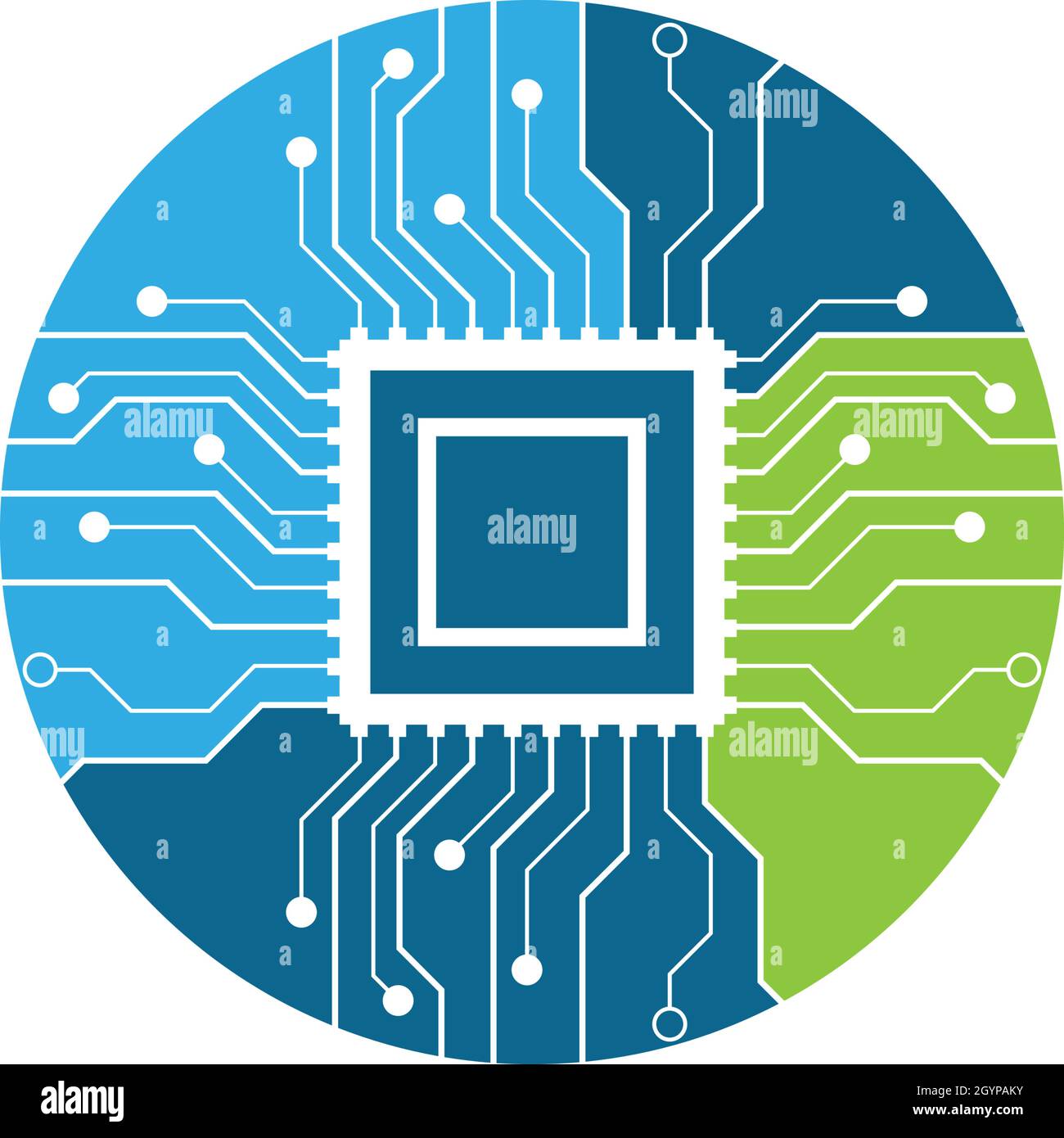 circuit technology vector template Stock Vector Image & Art - Alamy