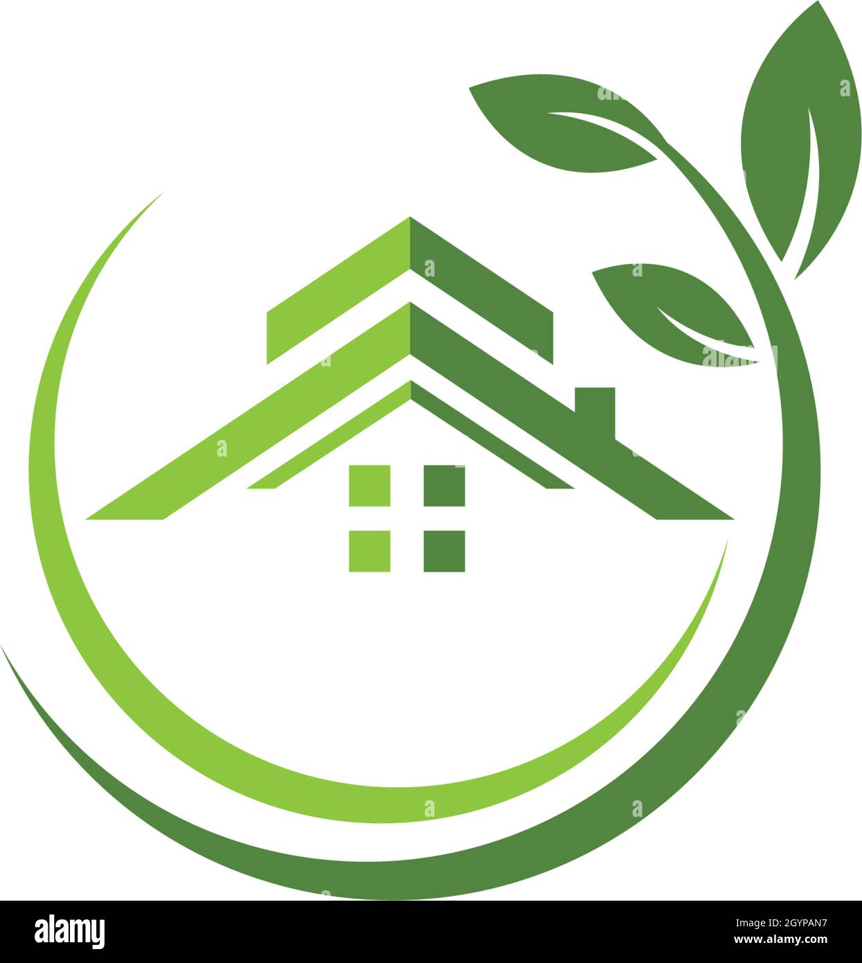 House logo vector template hi-res stock photography and images - Alamy