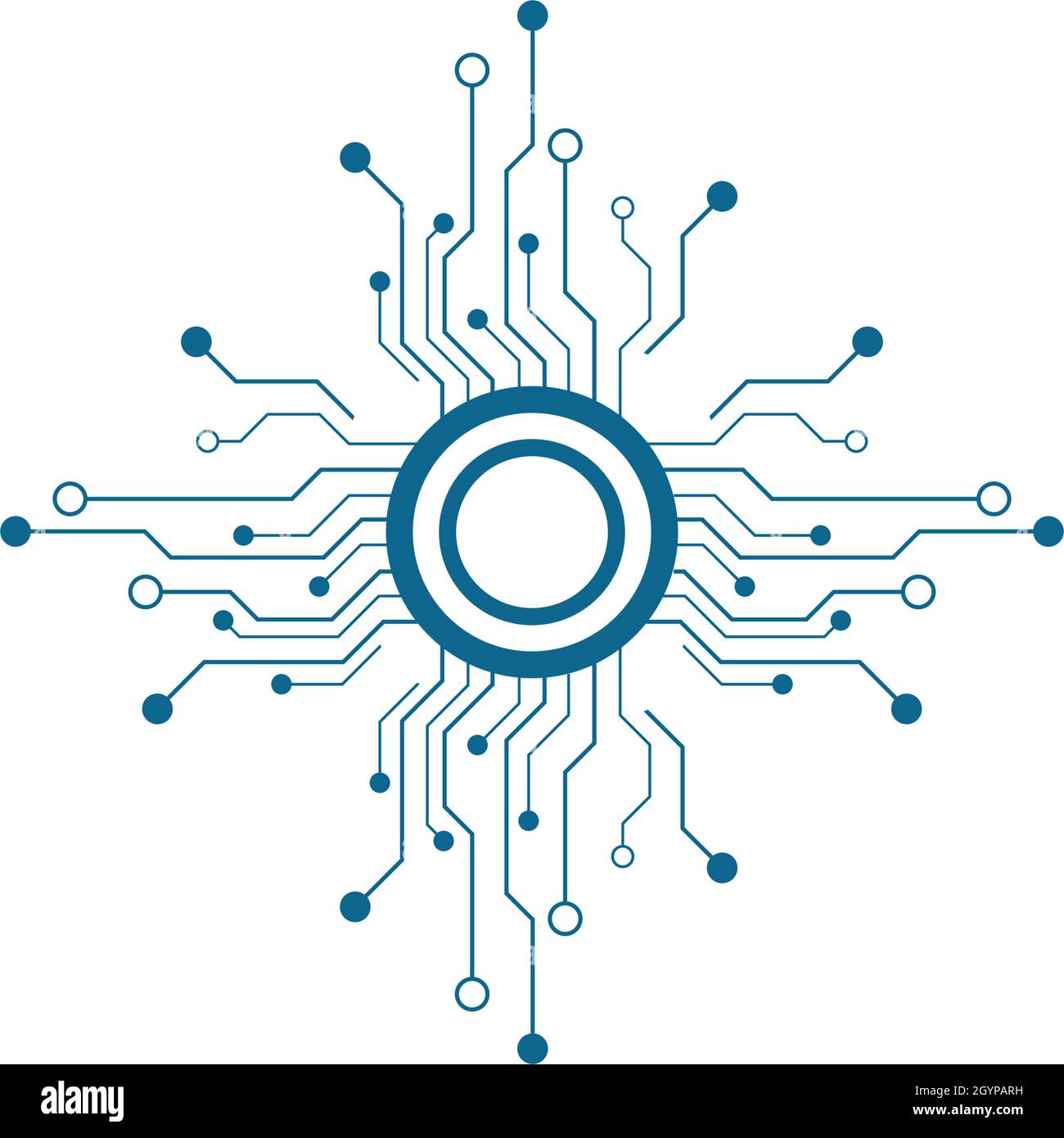 circuit technology vector template Stock Vector Image & Art - Alamy
