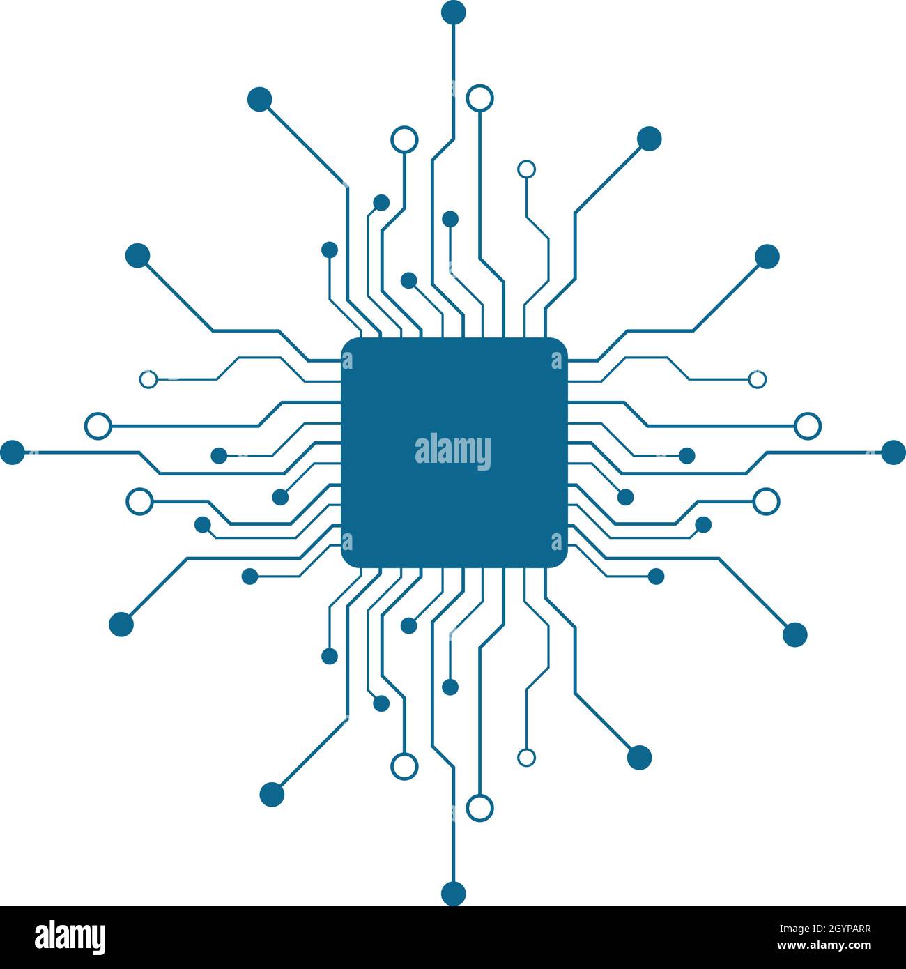 circuit technology vector template Stock Vector Image & Art - Alamy