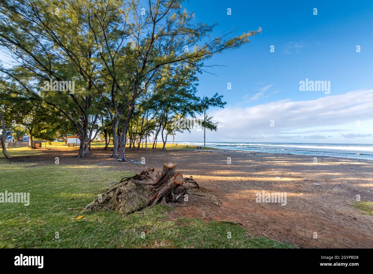 Beach of Saint Pierre at Reunion Island Stock Photo - Alamy