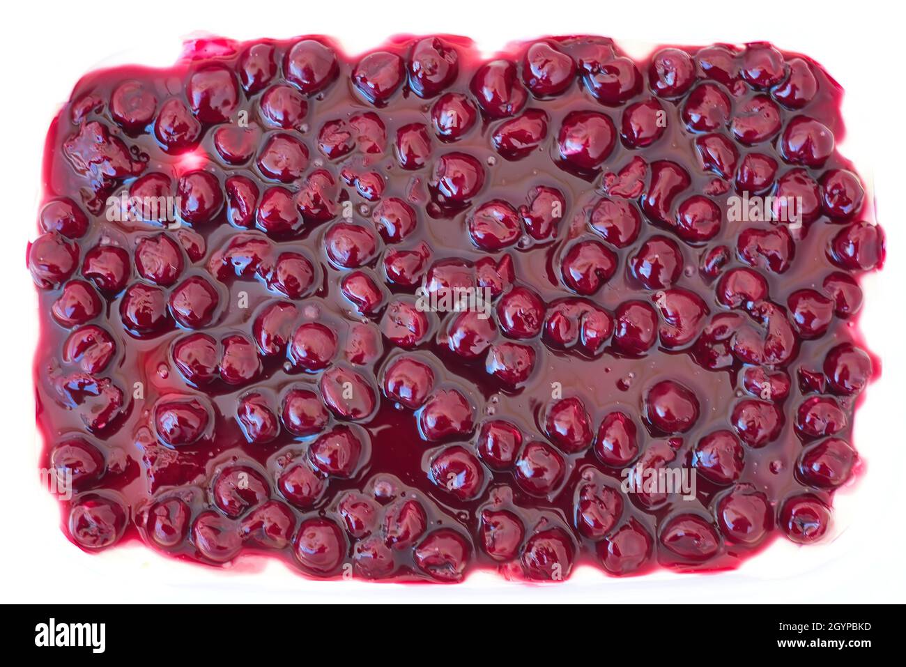 Delicious cherries in white Cut Out Stock Images & Pictures - Alamy