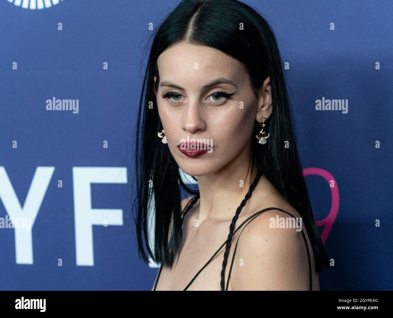 New York, NY - October 8, 2021: Actress Milena Smit attends NYFF ...