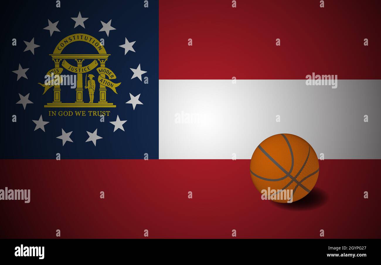 Georgia state basketball Stock Vector Images - Alamy