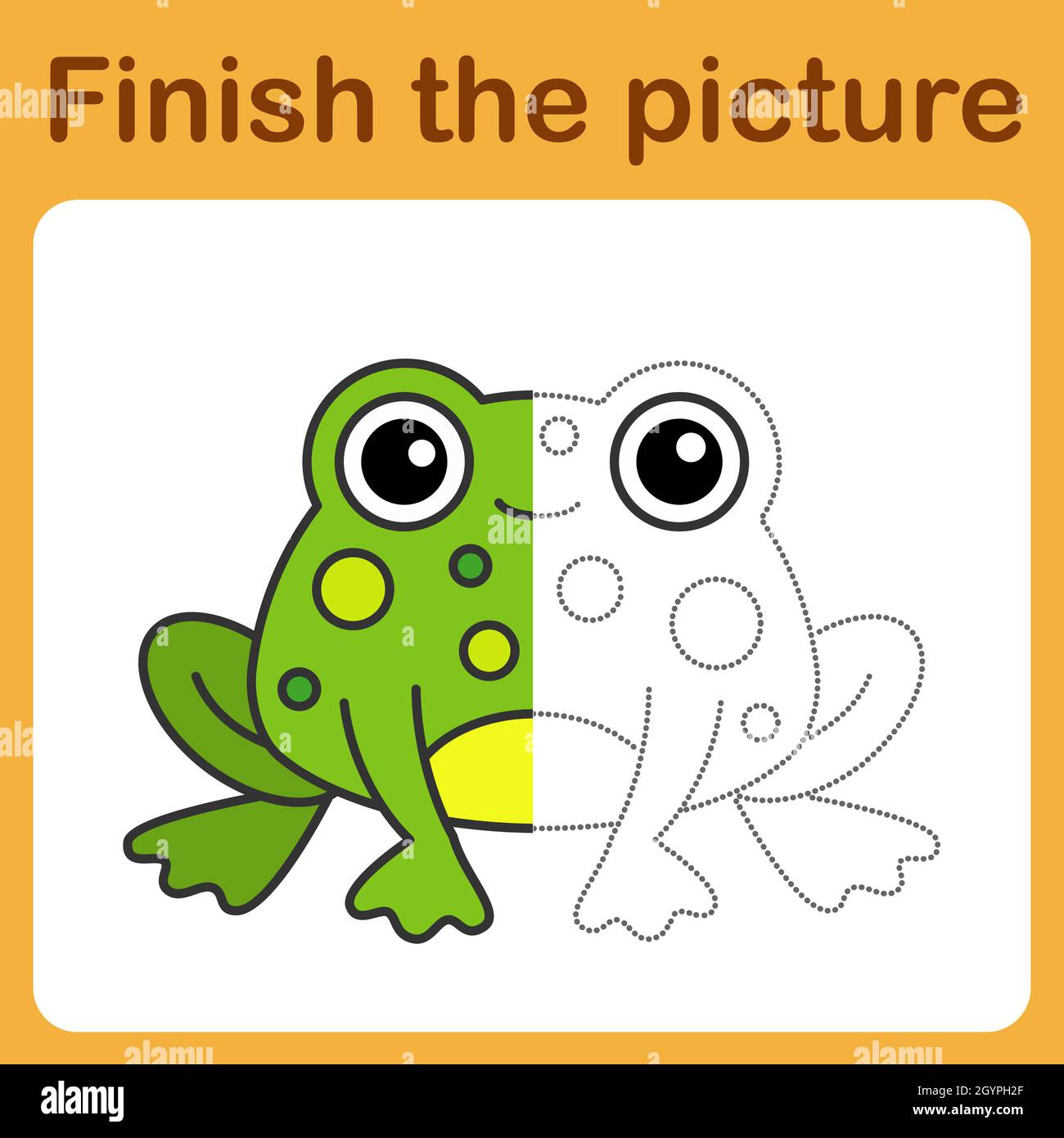Frog Drawing For Kids