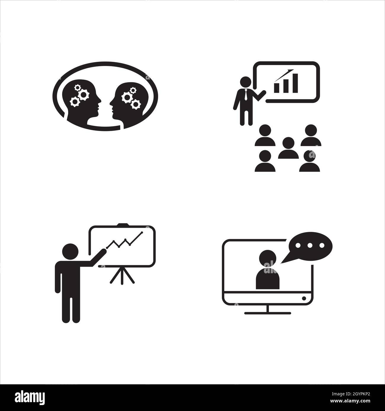 Classroom management vector template hi-res stock photography and ...