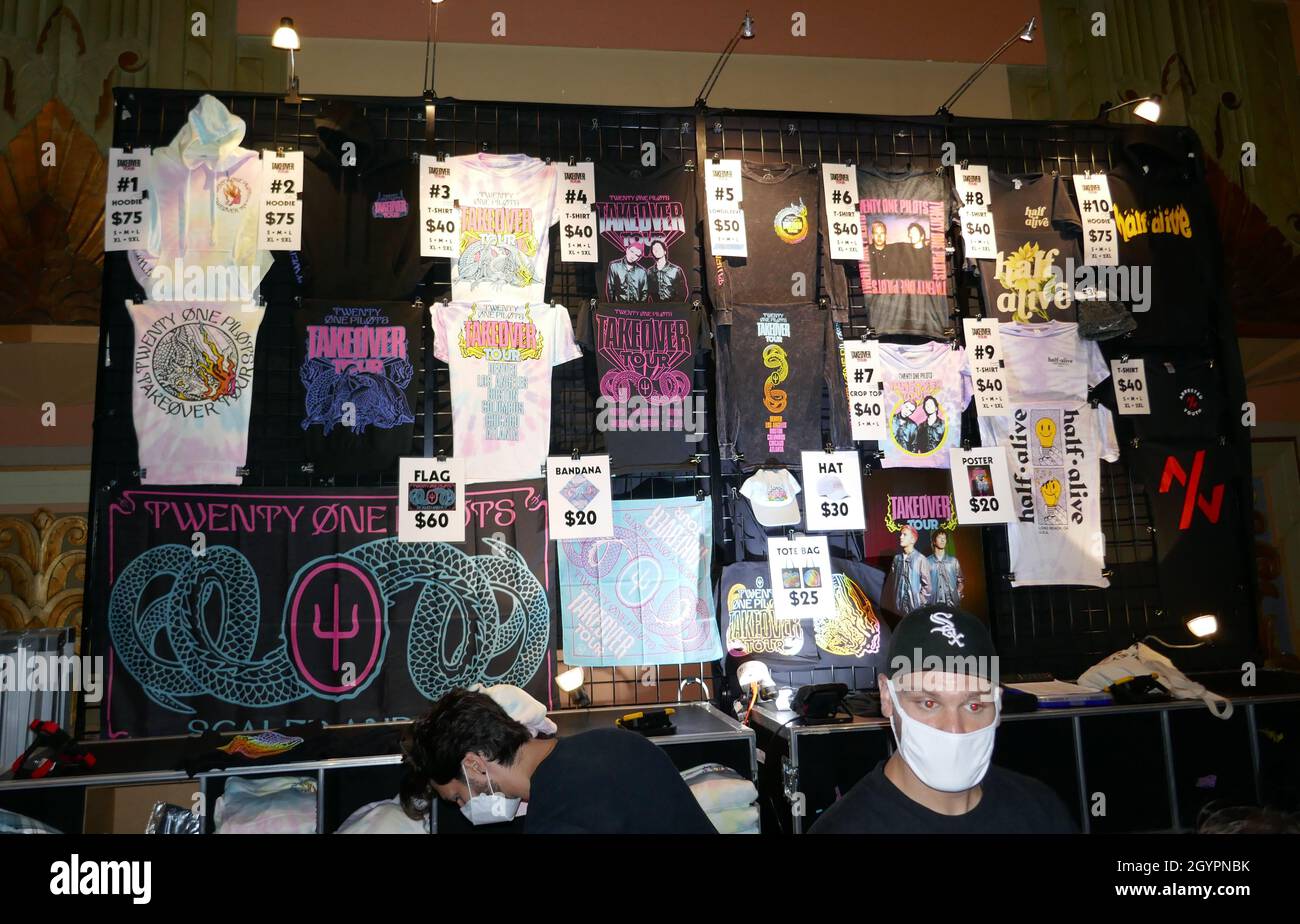 Los Angeles, California, USA 29th September 2021 Twenty One Pilots ...
