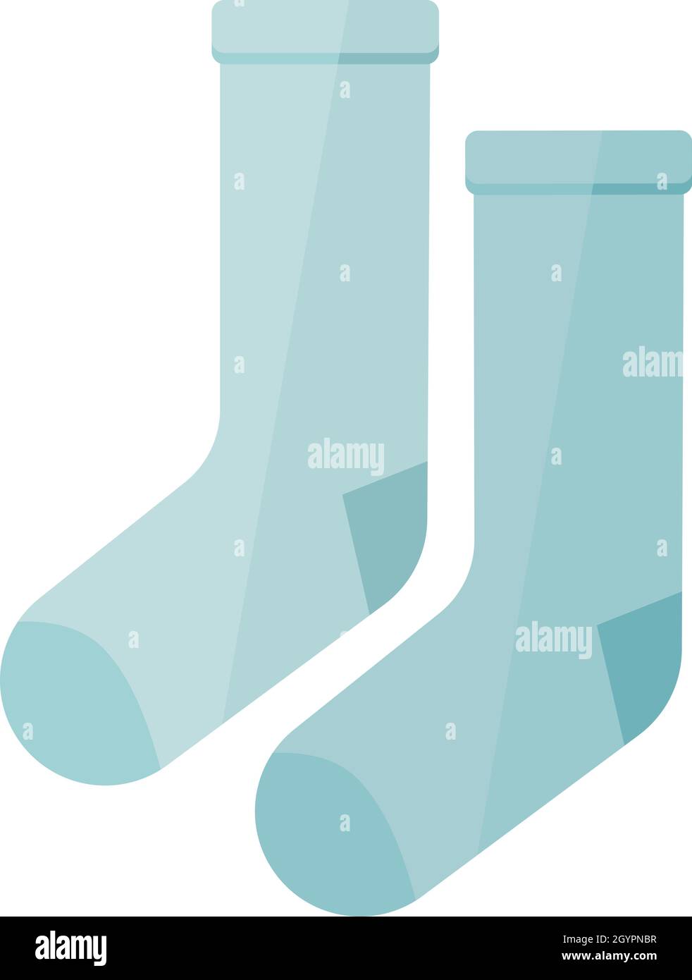 Winter socks icon flat Stock Vector Images - Alamy