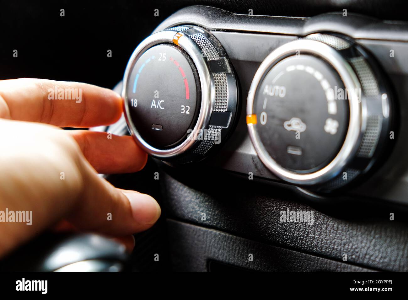 Image of Car air conditioning Stock Photo - Alamy
