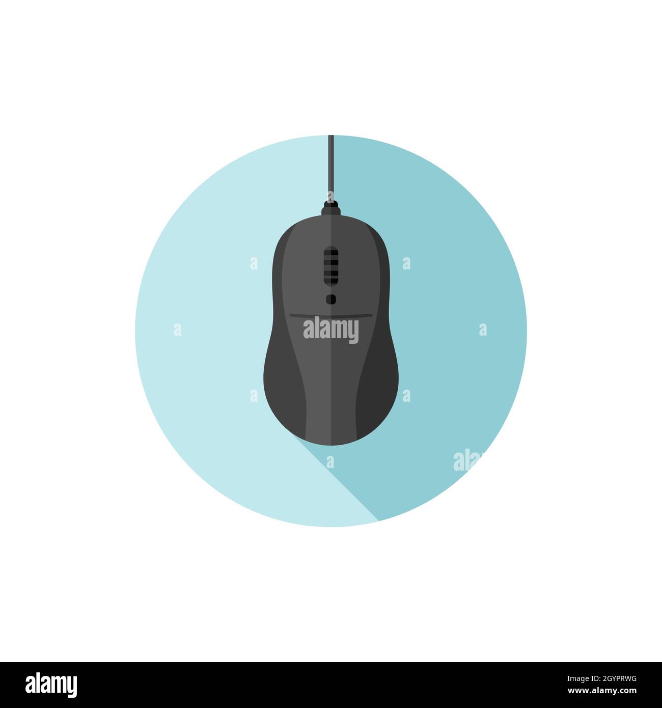 Vector flat design Computer Mouse. Vector illustration Stock Photo - Alamy