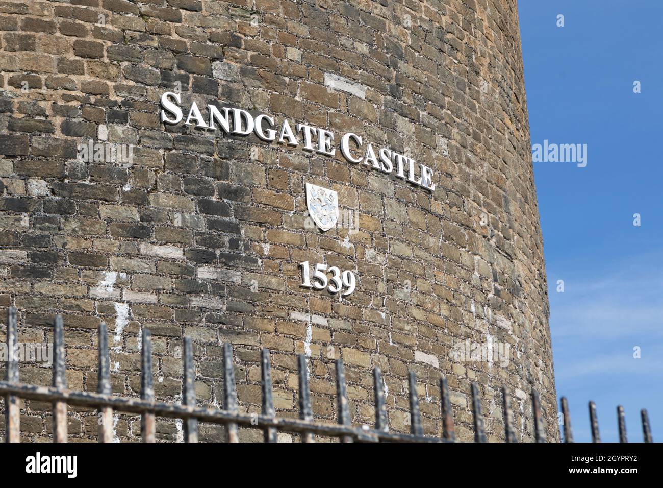 Sandgate Castle in Kent, built by Henry the eigth around 1539 Stock ...