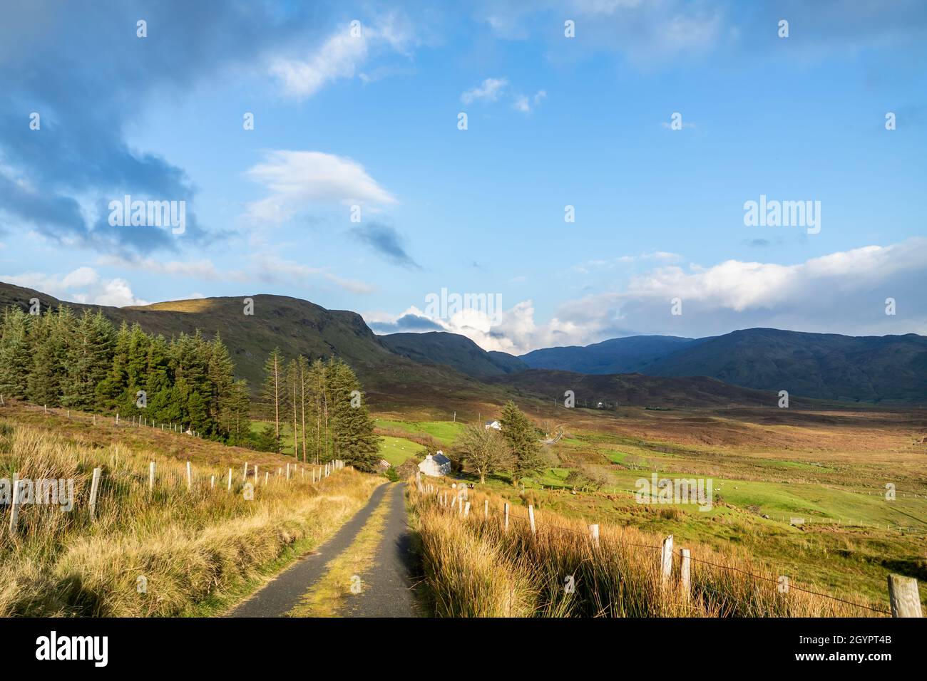 BetweenTymeen and Meenaguse in the bluestack mountains in Donegal ...