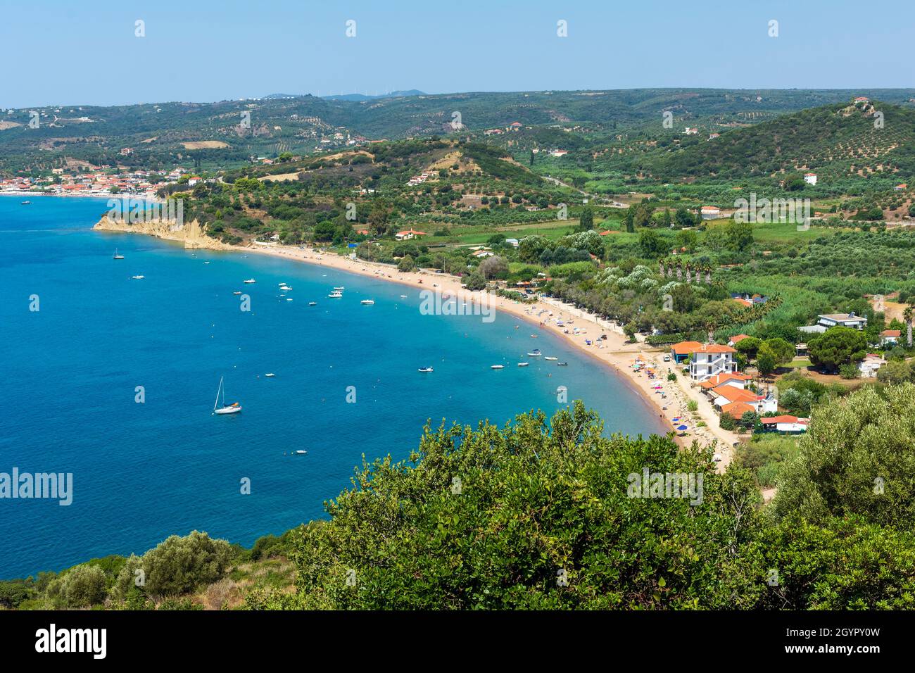 Loutsa beach hi-res stock photography and images - Alamy
