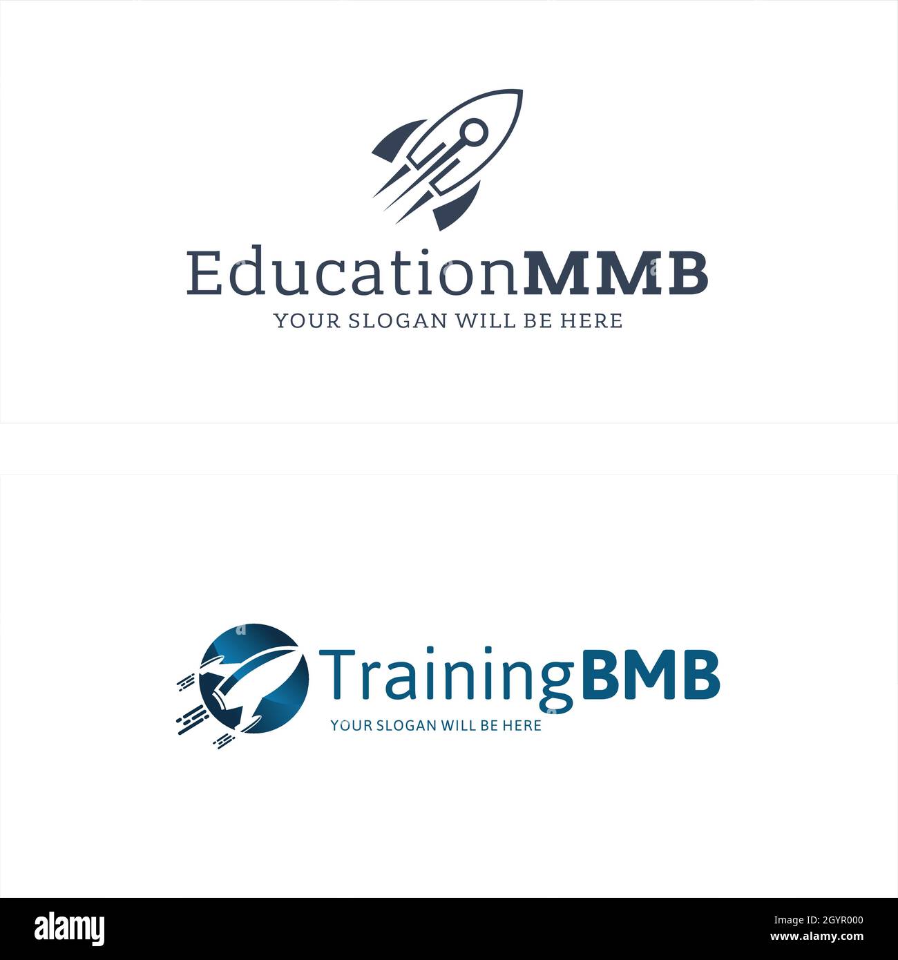 Education job logo hi-res stock photography and images - Alamy