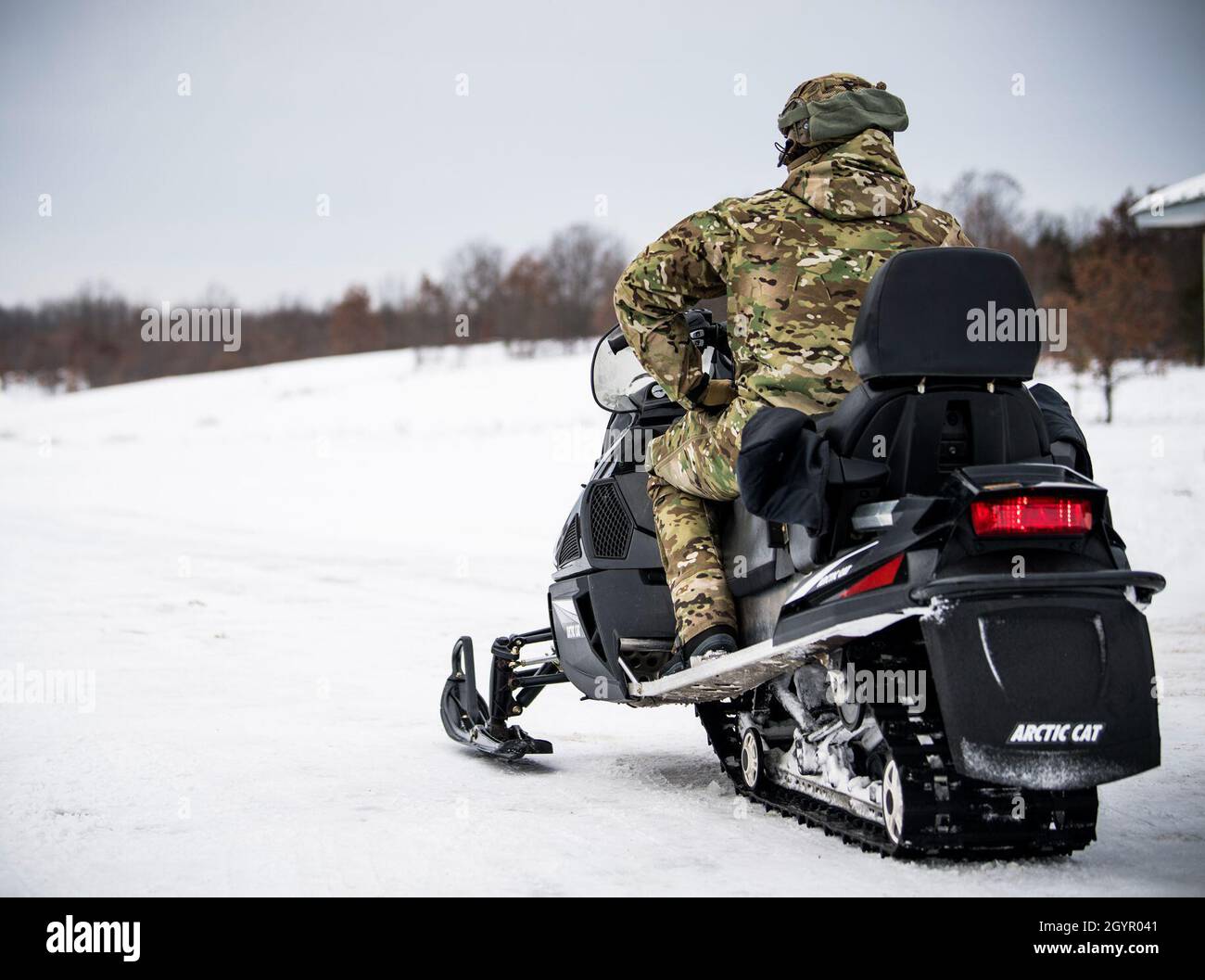 Combat snowmobile hi-res stock photography and images - Alamy