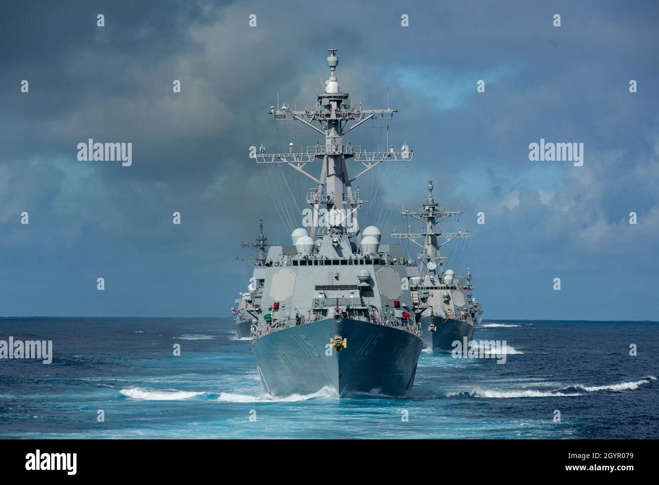 PACIFIC OCEAN (Jan. 22, 2020) Ships from Destroyer Squadron (DESRON) 23 ...