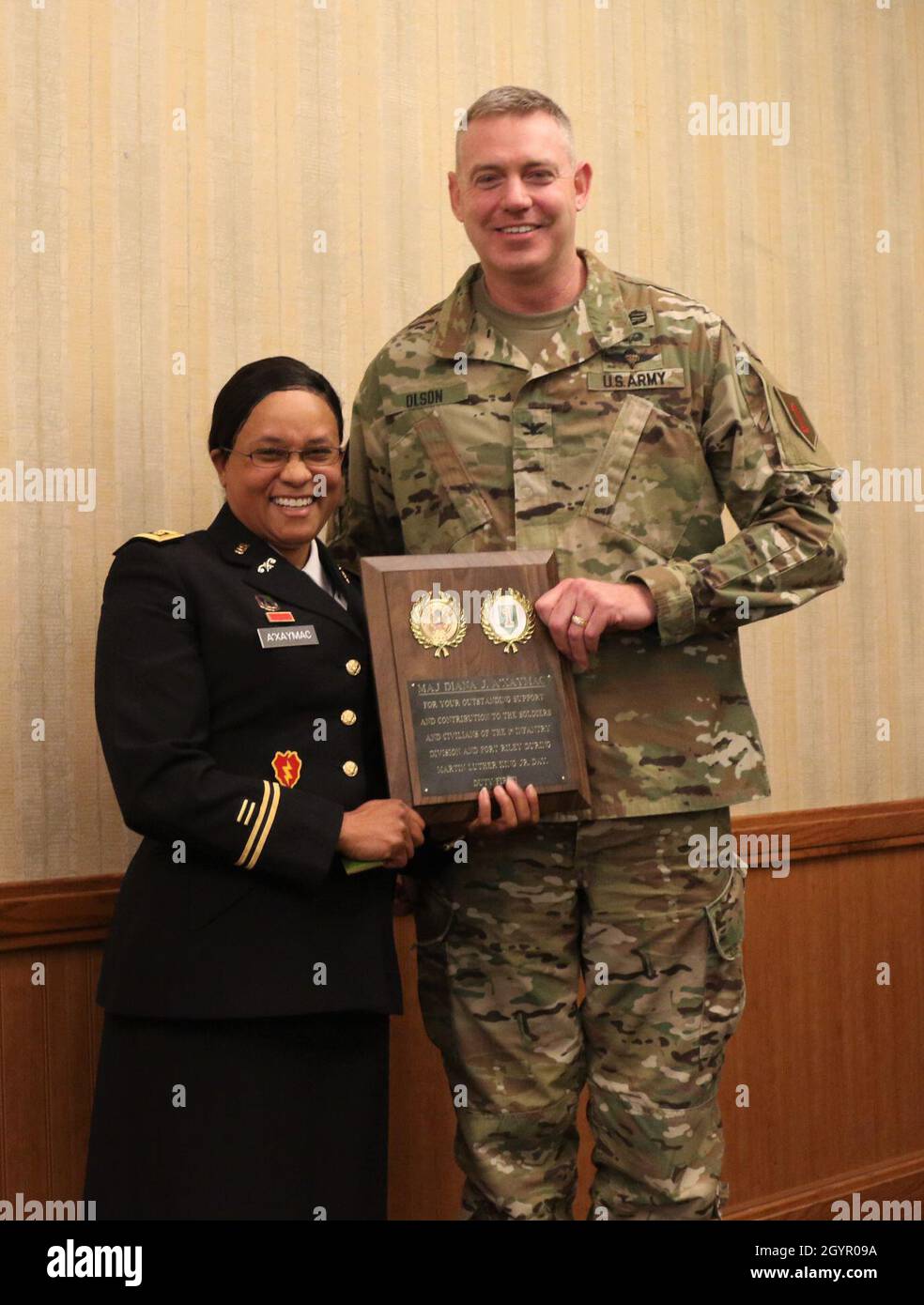Col. Brian Olson, commander, 1ID Sustainment Brigade, First Infantry ...