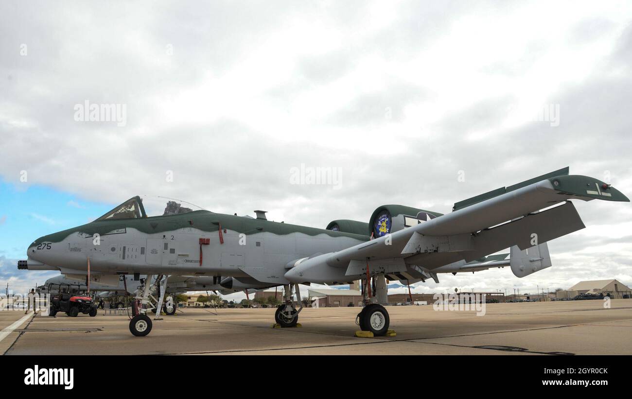 A U.S. Air Force A-10 Thunderbolt II, assigned to the A-10C Thunderbolt ...