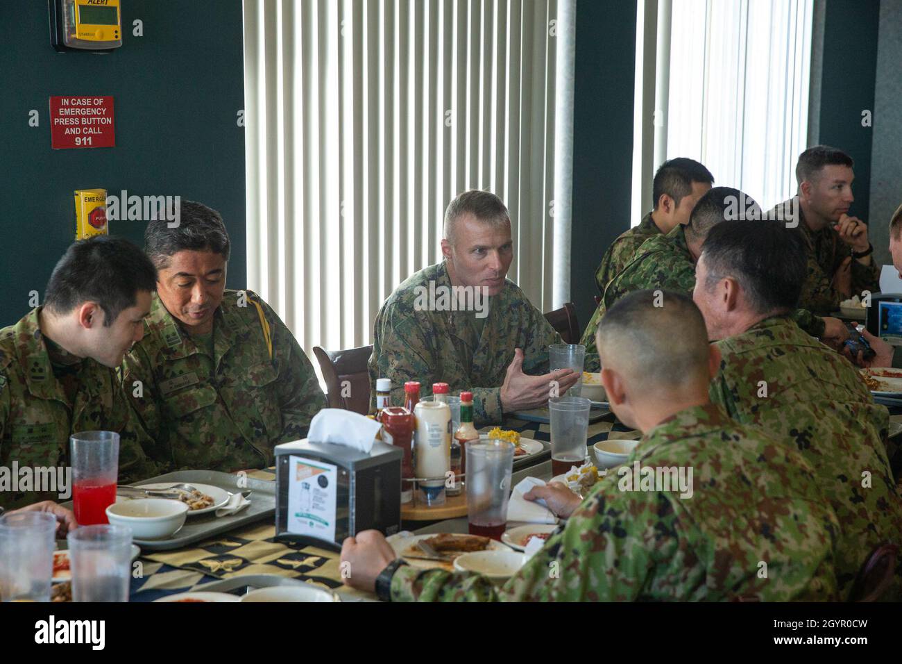 U.S. Marine Corps Col. Christopher Bronzi, commanding officer of 15th ...