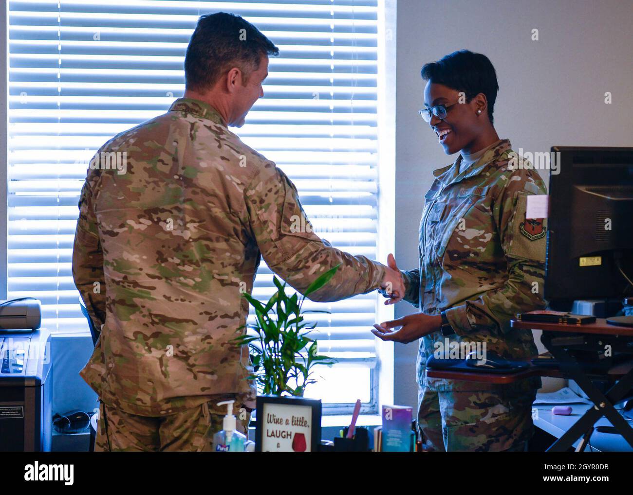 Chief Master Sgt. Ronald Thompson, 56th Fighter Wing command chief ...
