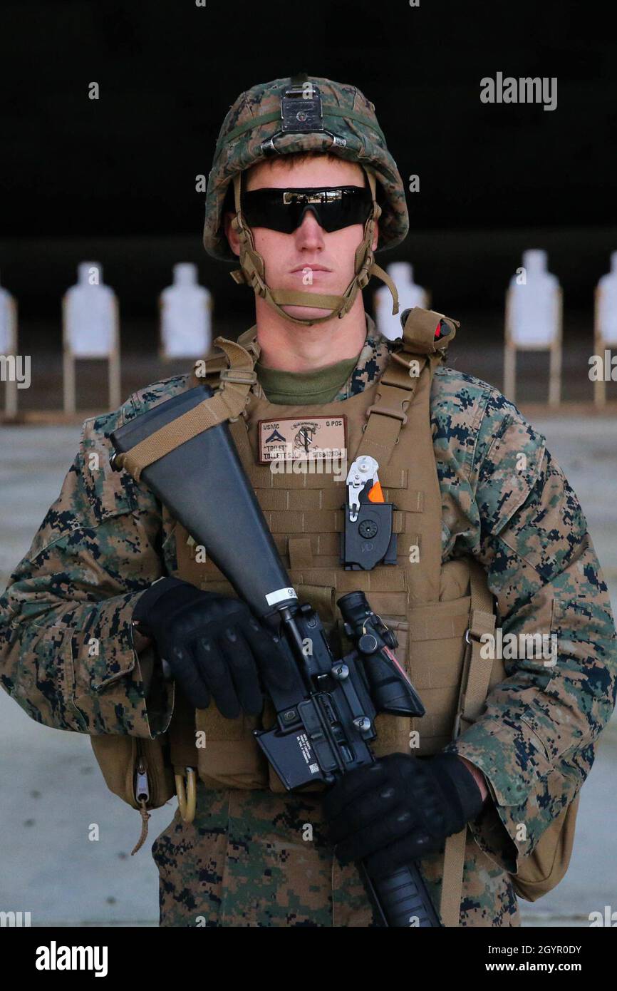 U.S. Marine Corps Lance Cpl. Samuel Tollett, a transmissions system ...