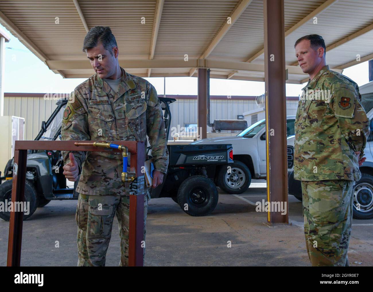 Chief Master Sgt. Ronald Thompson, 56th Fighter Wing command chief ...