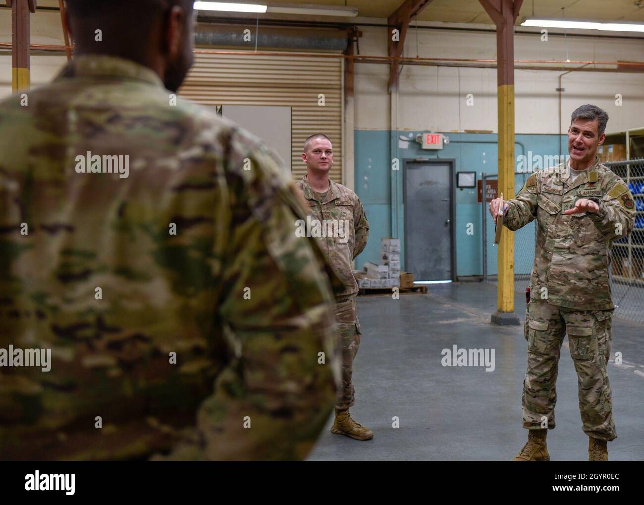 Chief Master Sgt. Ronald Thompson, 56th Fighter Wing command chief ...