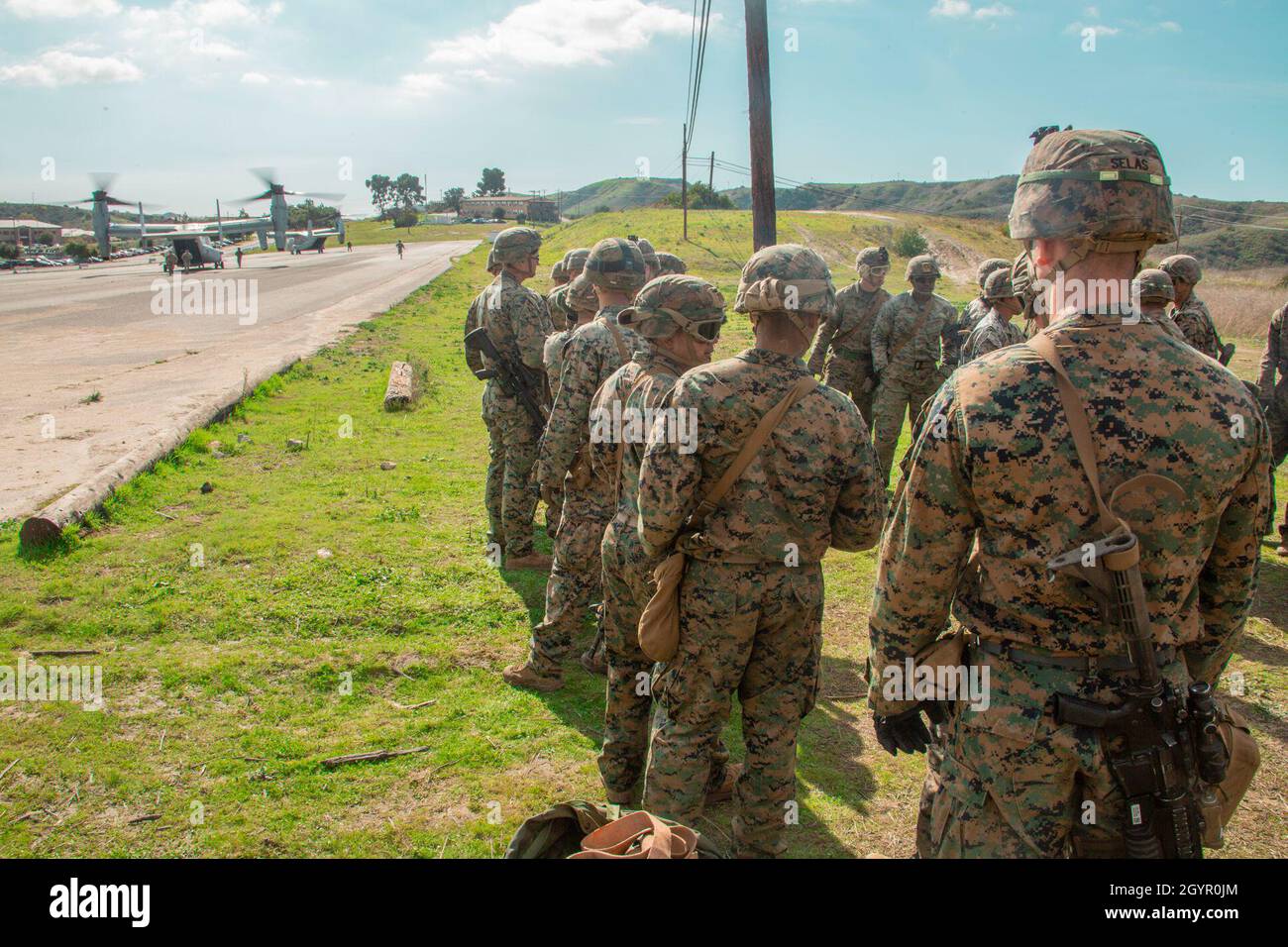 U.S. Marines with 2nd Battalion, 1st Marine Regiment, 1st Marine ...