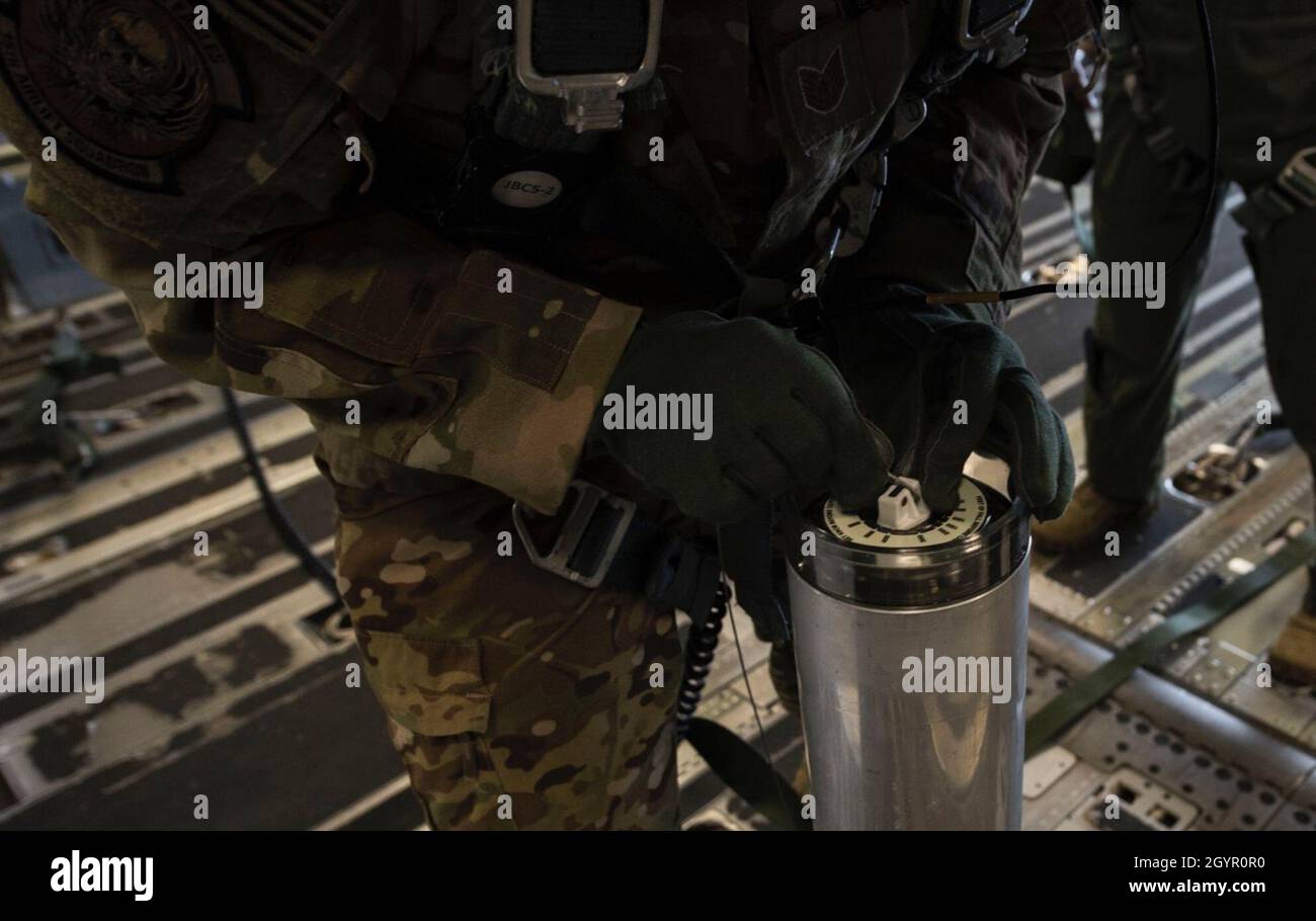 Chief Master Sgt. Donald Rouse, a loadmaster with the 39th Rescue ...