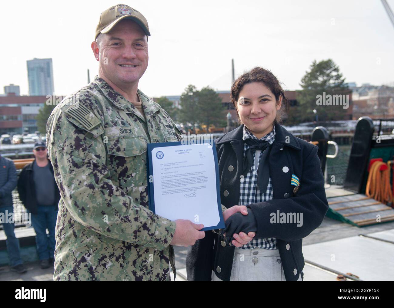 BOSTON (Jan. 23, 2019) Airman Chelsea Melgar, from Rowlett, Texas ...
