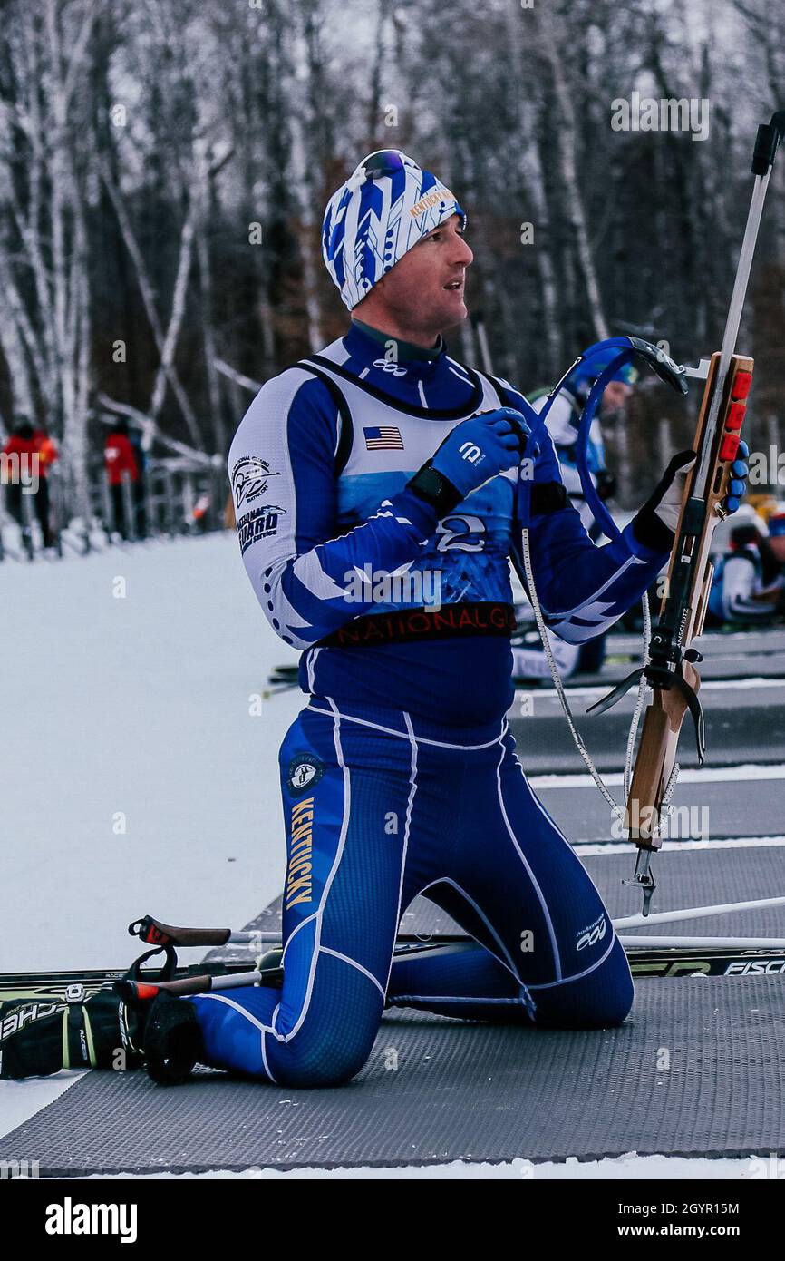 Kentucky's Josh Daugherty at the firing line during the 2020 Eastern ...