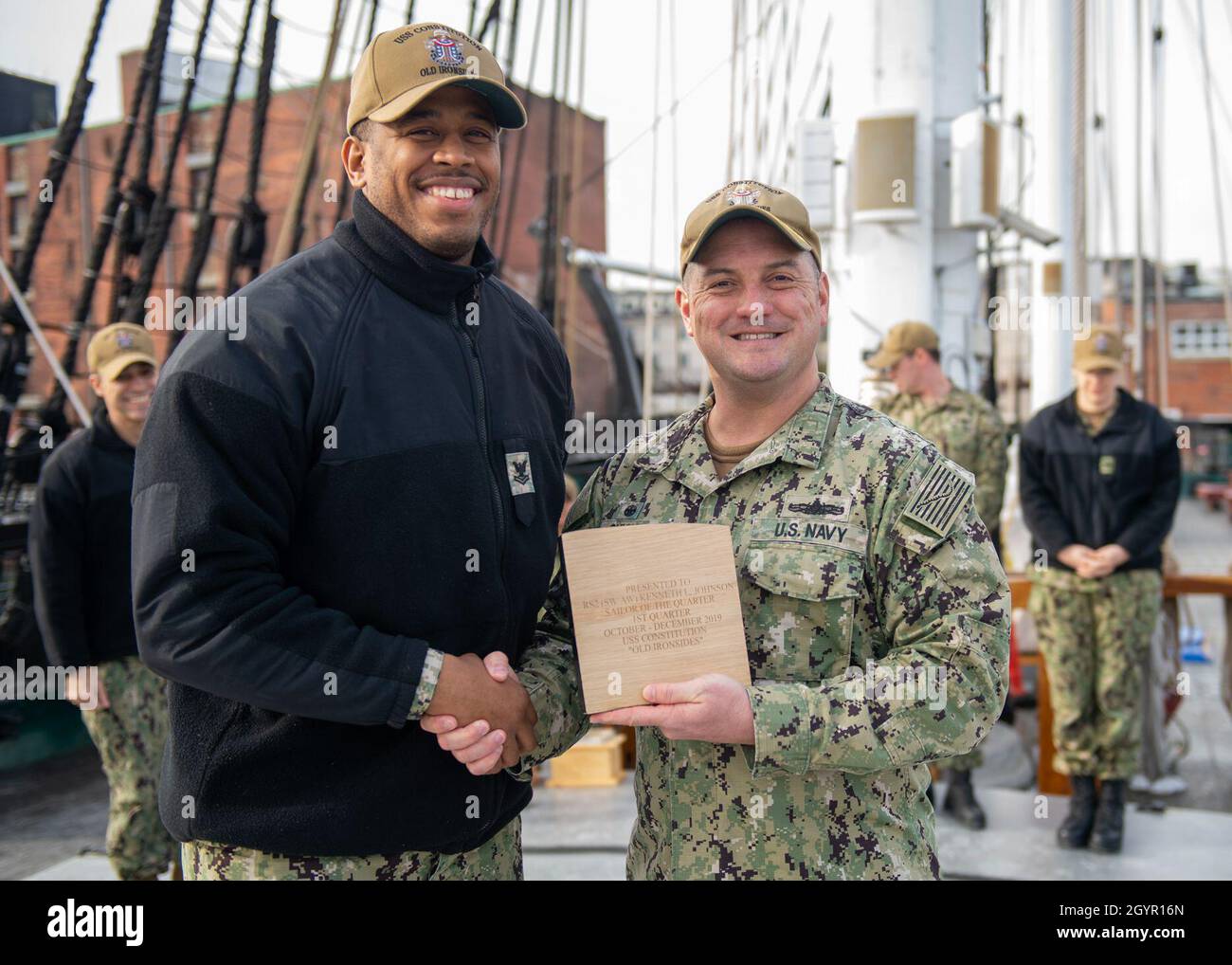 BOSTON (Jan. 23, 2019) Retail Specialist 2nd Class Kenneth Johnson ...
