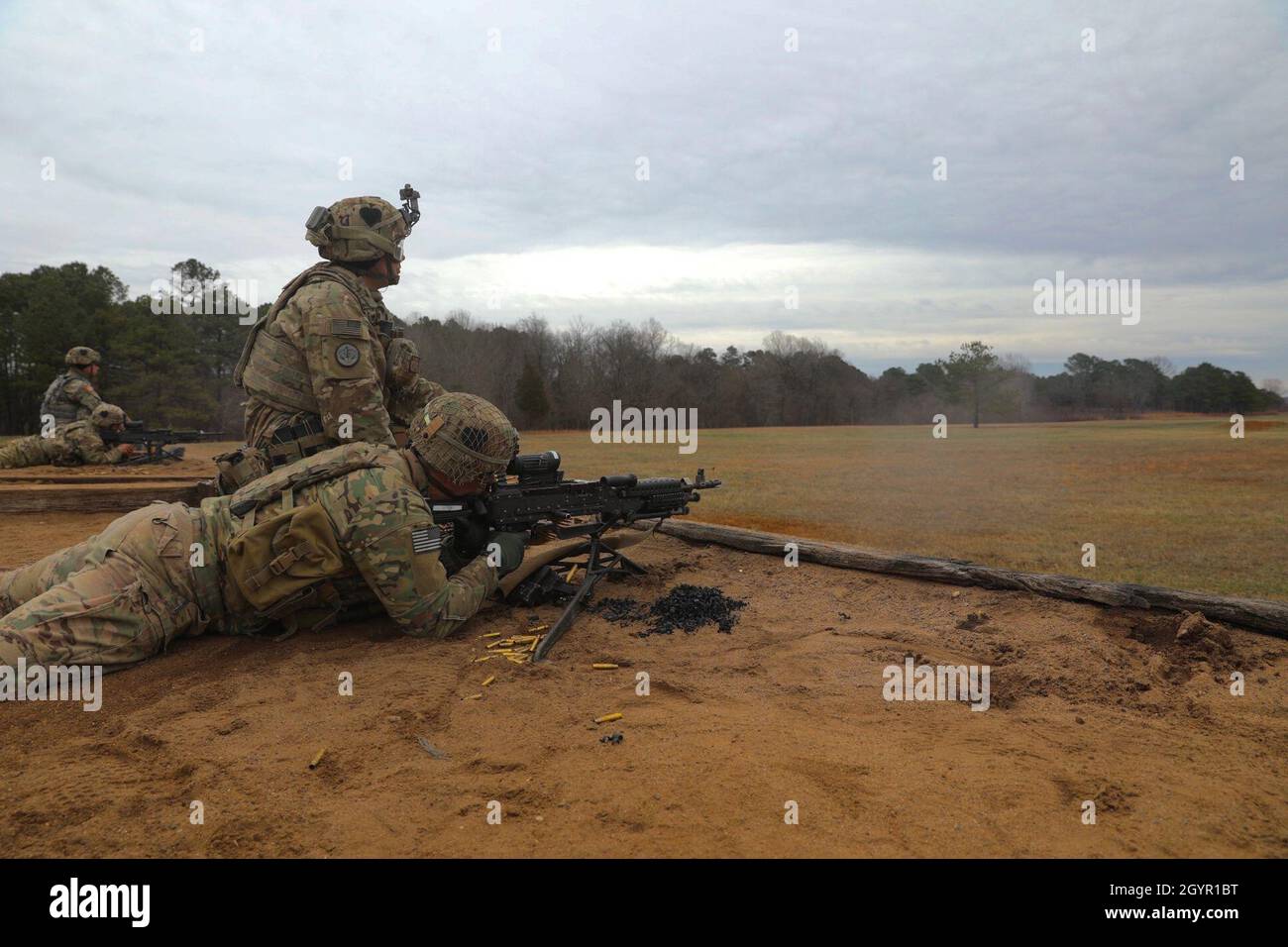Army Sgt. 1st Class Derrick Smith, platoon sergeant, alpha troop, 1-75 ...
