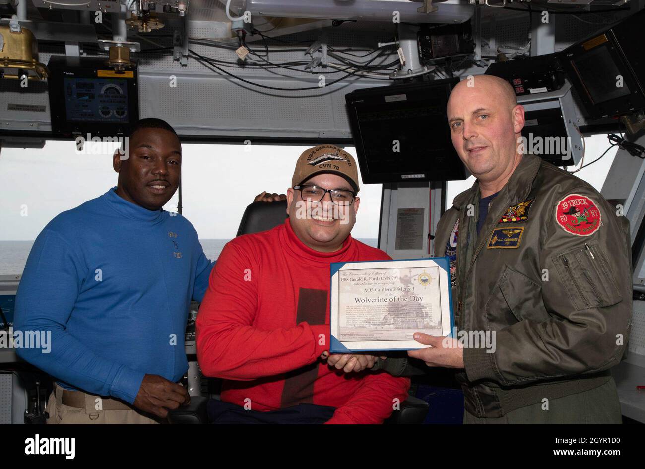 ATLANTIC OCEAN (Jan. 23, 2020) Aviation Ordnanceman 3rd Class Guillermo ...