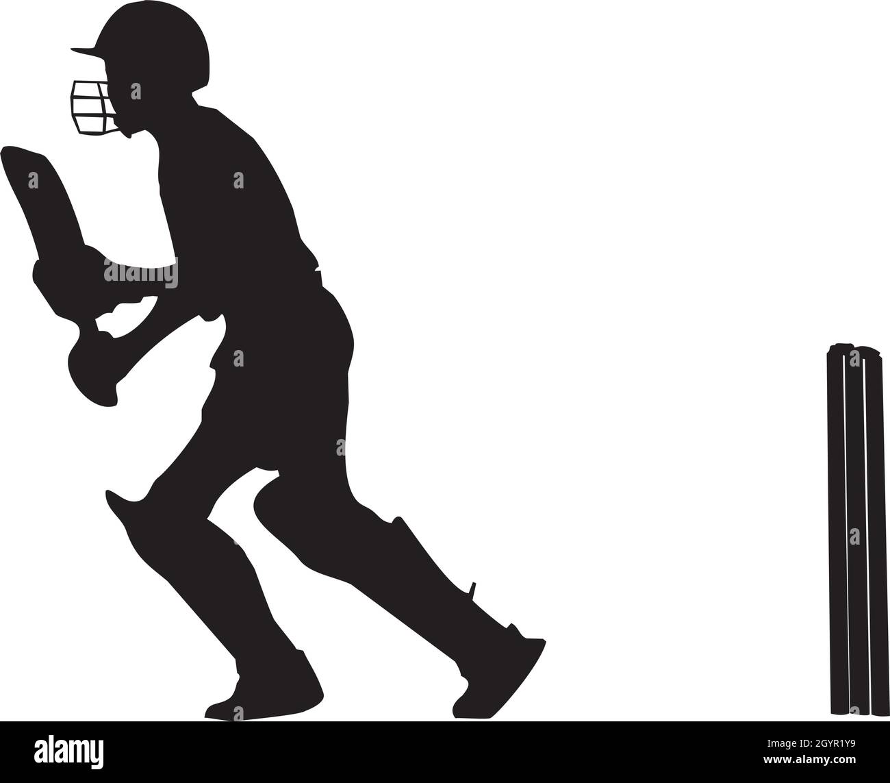 Vector silhouette of a cricket batsman Stock Vector Image & Art - Alamy Vector silhouette of a cricket batsman Stock Vector Image & Art - Alamy