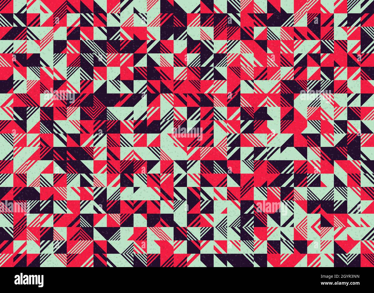 Abstract Geometrical generative computational art illustration Stock ...