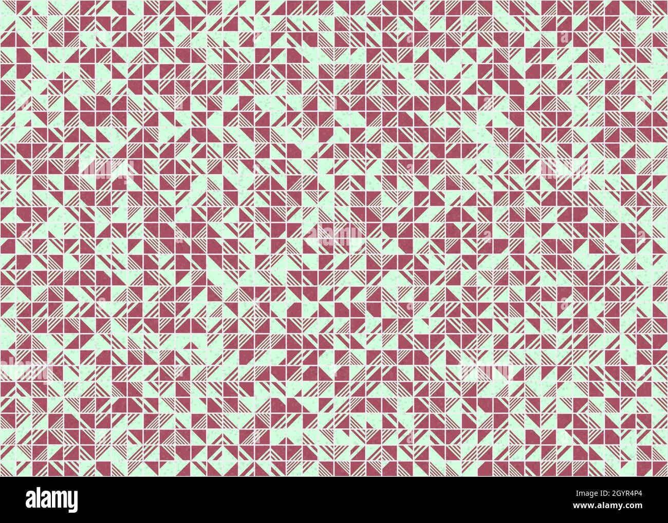 Abstract Geometrical generative computational art illustration Stock ...