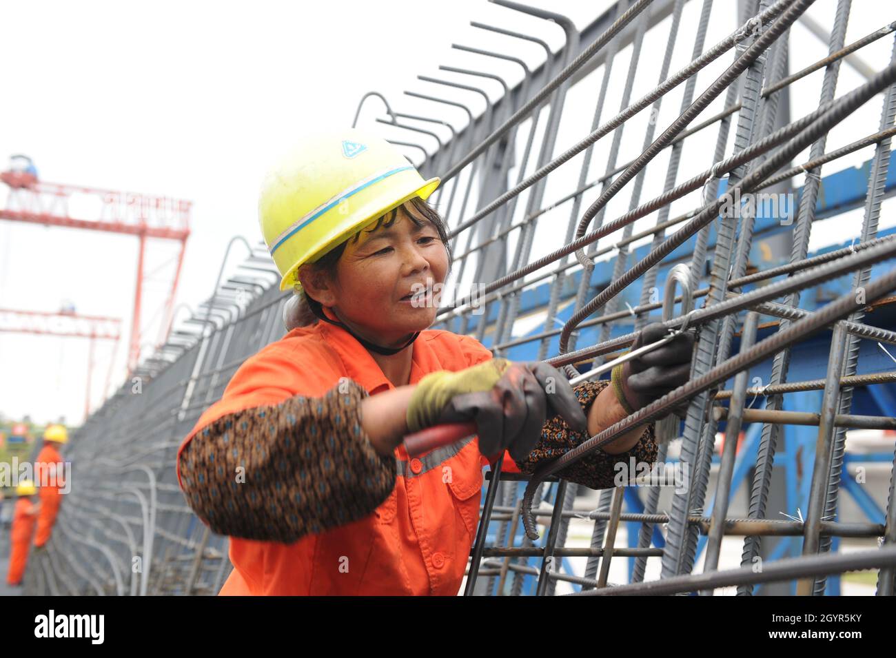 Luzhou, China. 9th Oct, 2021. On the morning of October 9, 2021, in ...