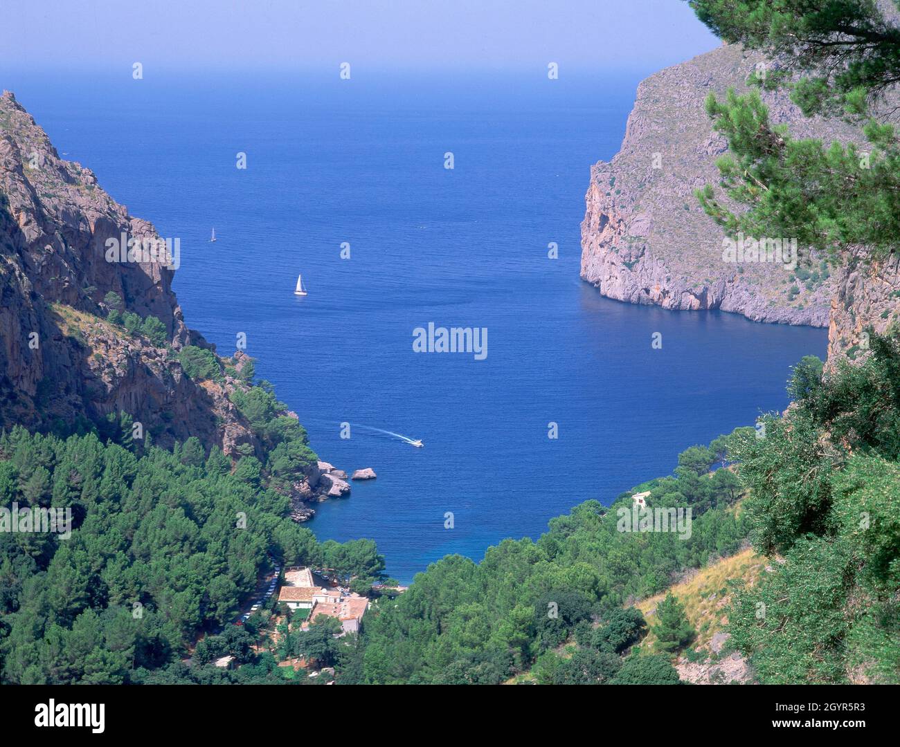 PANORAMICA DESDE ARRIBA-COSTA Y MAR. Location: TORRENTE DE PAREIS. LA ...