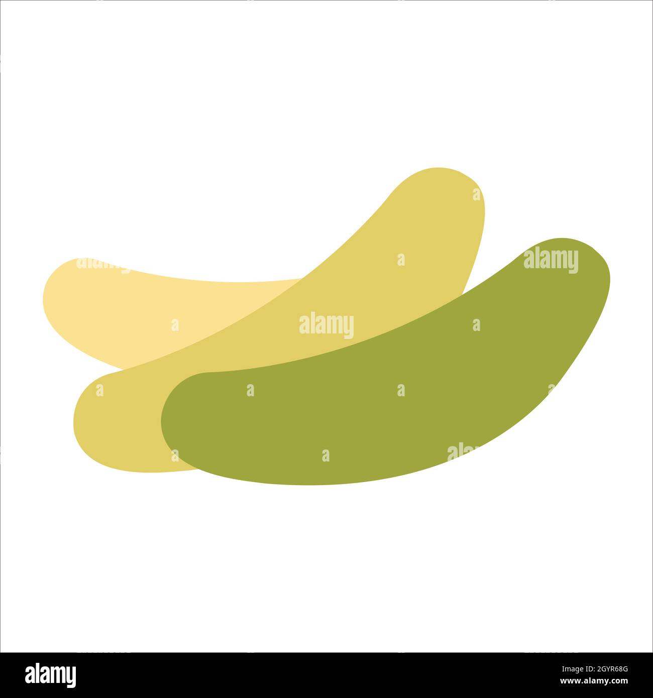 vector image of three cucumber icons in flat Stock Vector Image & Art ...
