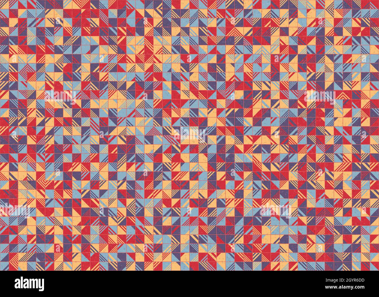 Abstract Geometrical generative computational art illustration Stock ...