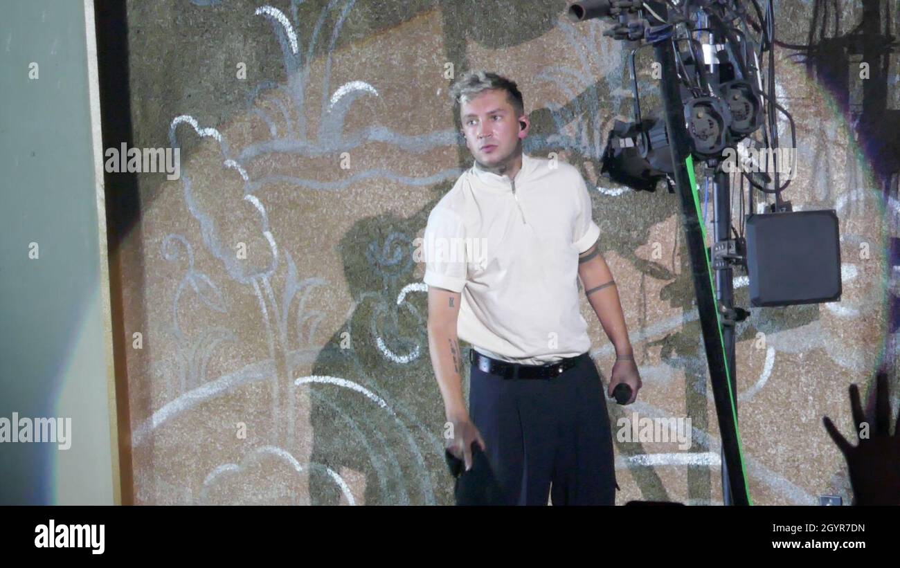 Los Angeles, California, USA 29th September 2021 Musician/singer Tyler ...