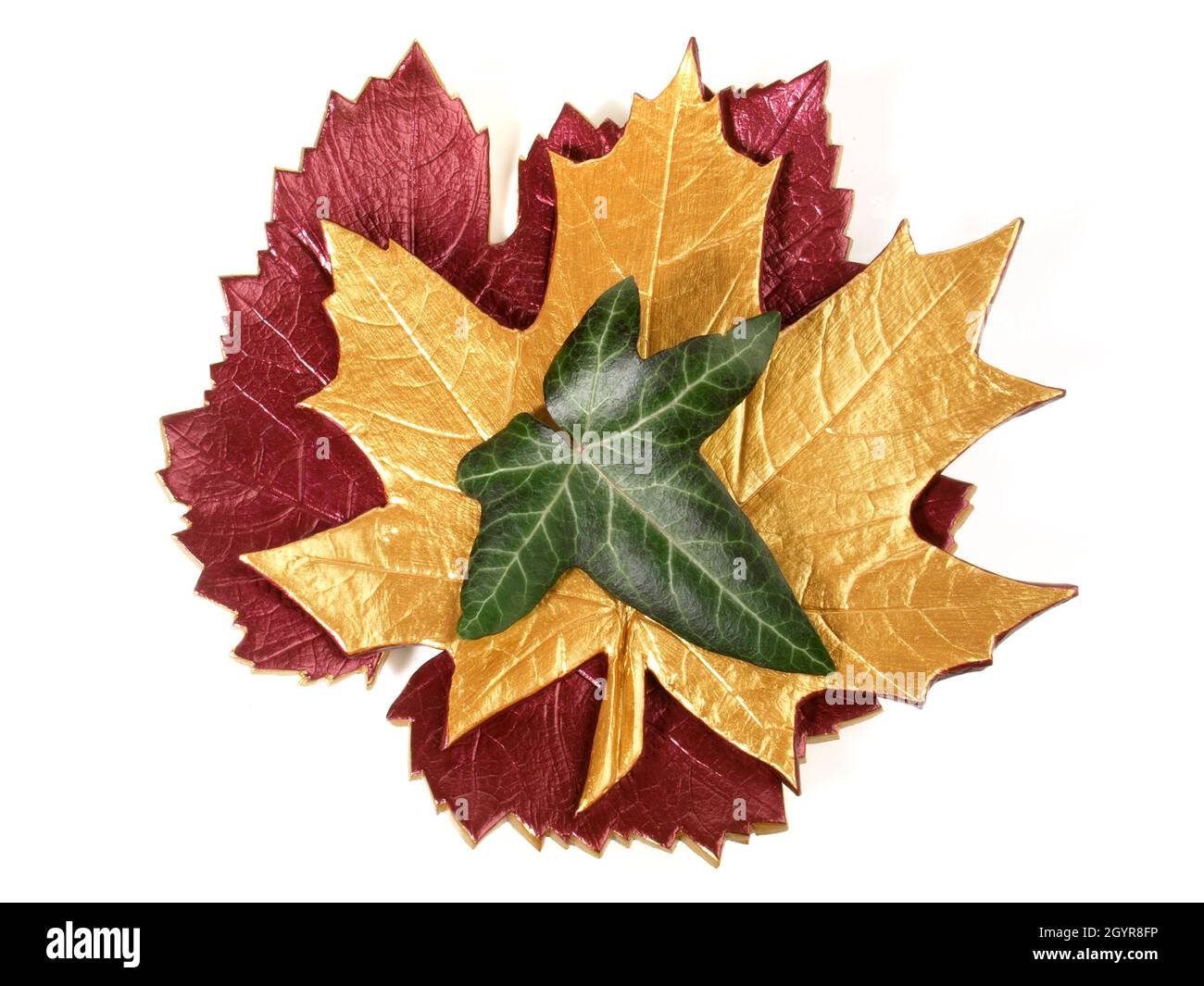 Handcrafted Home Decor - Handcraft Leaves for Autumn Stock Photo - Alamy