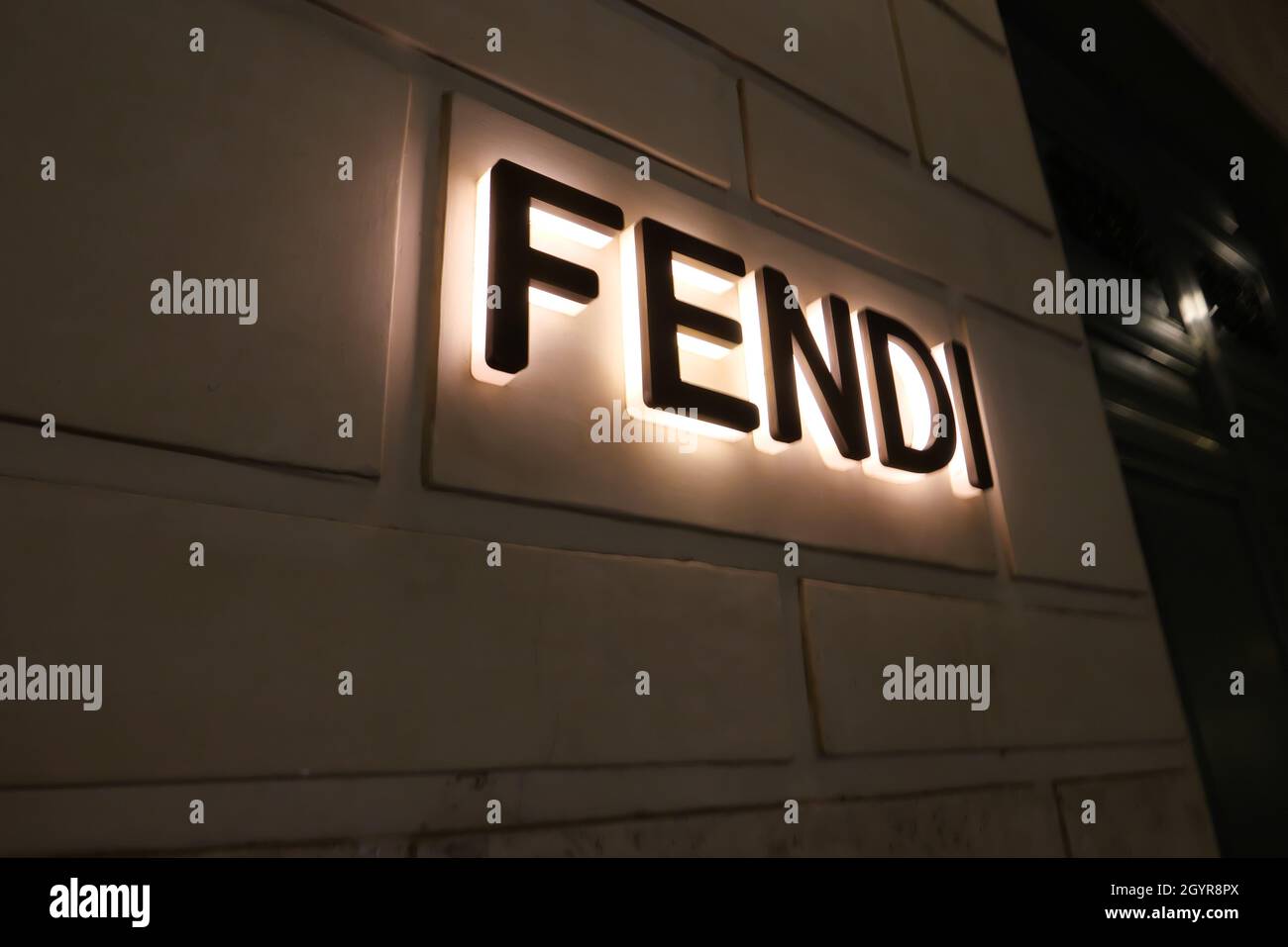 Fendi sign hi-res stock photography and images - Alamy